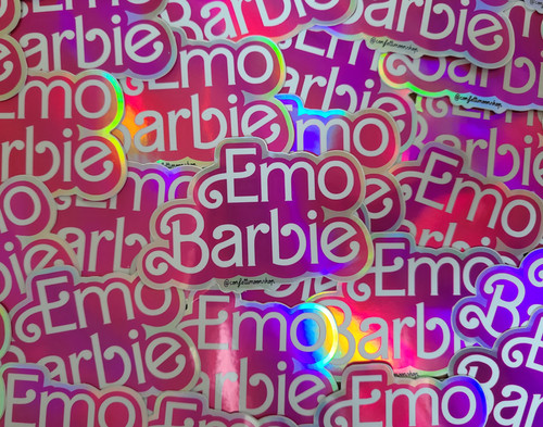 Emo Barbie Sticker | Confetti Moon