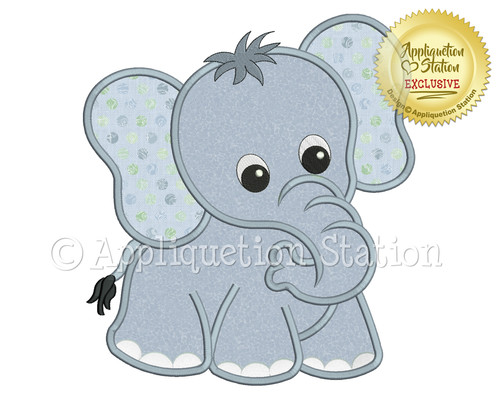 Zoo Pals Elephant | appliquetionstation