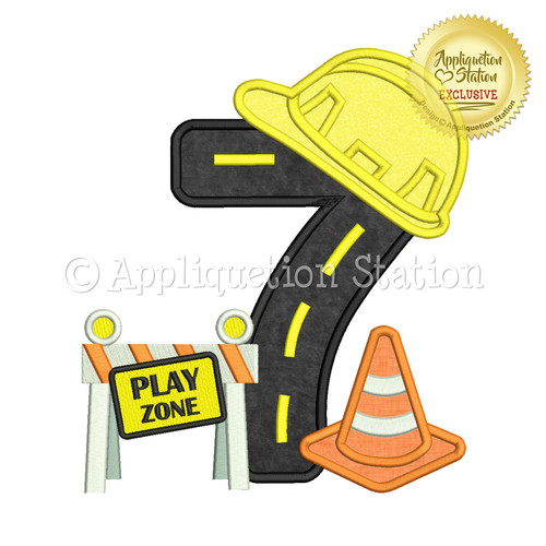 Construction Road Number 7 | appliquetionstation