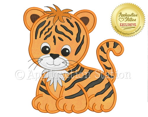Zoo Pals Tiger | appliquetionstation