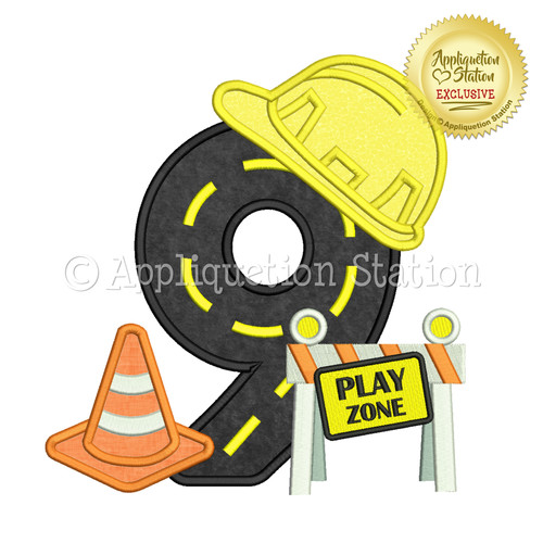 Construction Road Number 9 | appliquetionstation