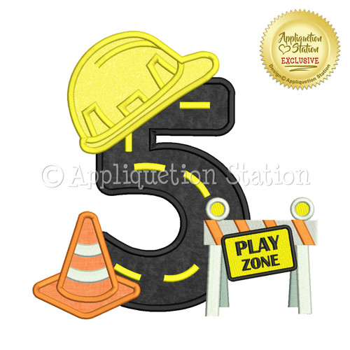 Construction Road Number 5 | appliquetionstation