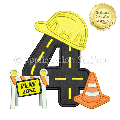 Construction Road Number 4 | appliquetionstation