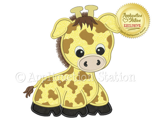 Zoo Pals Giraffe | appliquetionstation