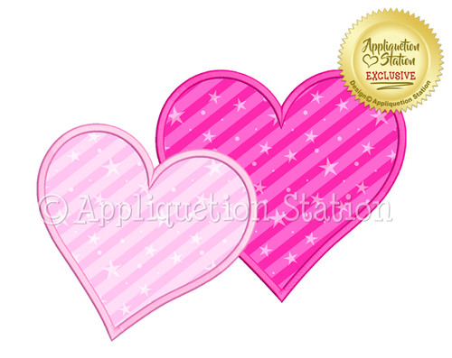Valentine Heart Duo | appliquetionstation