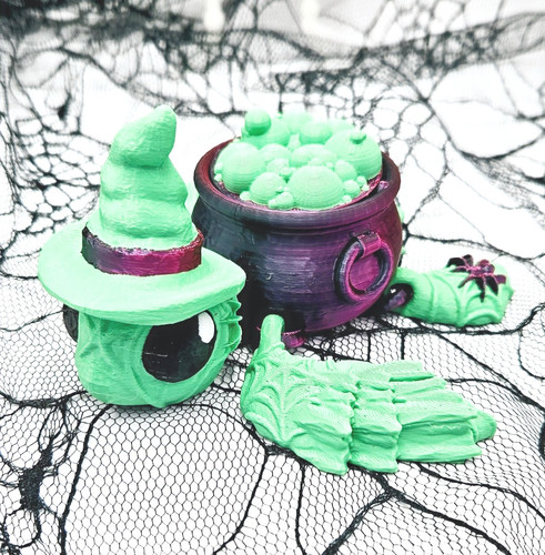 Witch Turtle: 3D Printed Sweet Container for Halloween - Prime 3D