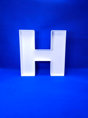 3D printed fillable letter H | Prime3DPrime3D