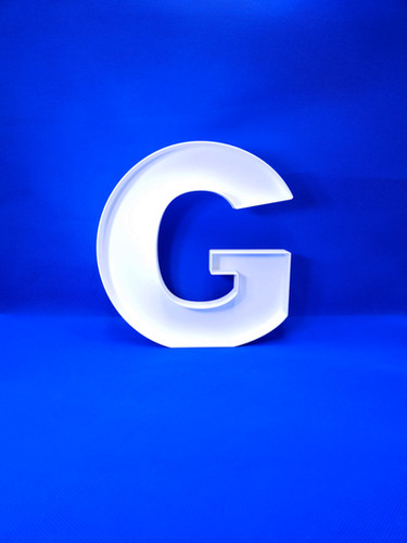 3D printed fillable letter G | Prime3DPrime3D