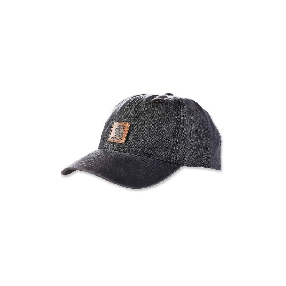 CARHARTT BLACK CANVAS CAP | Morston