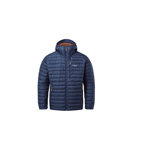 RAB DEEP INK/MARMALADE MICROLIGHT ALPINE JACKET | Morston