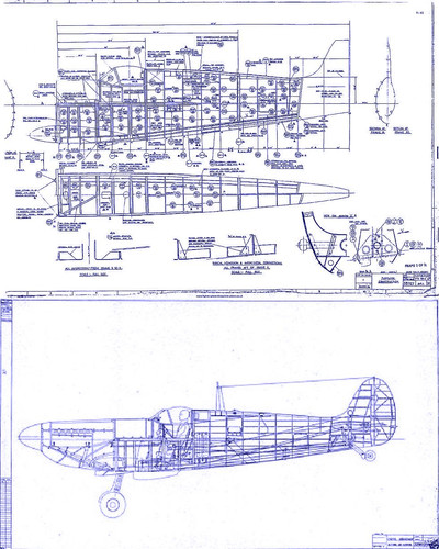 Supermarine Spitfire Blueprint Plans DVD s | aircraft-archives
