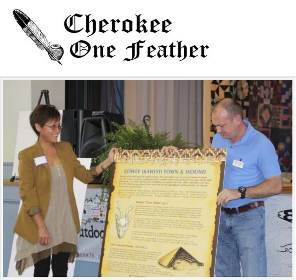 Cherokee cultural panels unveiled for Cowee site kiosks