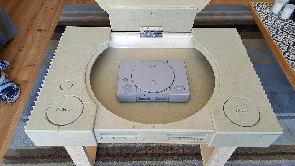 Retro Playstation table build part 2