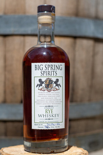 Straight Rye Whiskey | Big Spring Spirits