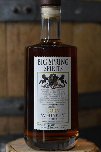 Straight Corn Whiskey | Big Spring Spirits