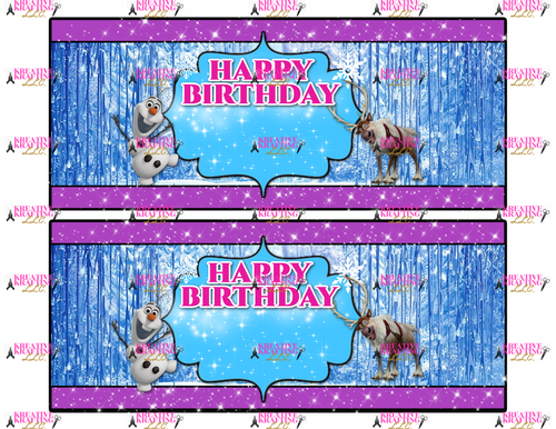 EDITABLE FROZEN SODA CAN 12oz | KreativeKraftingLLC