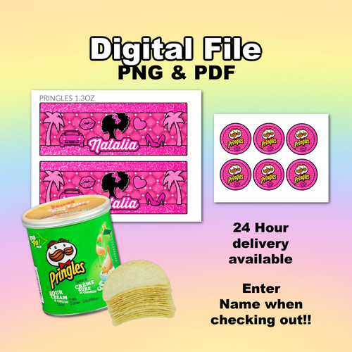 DOLL CUSTOM PRINGLES CAN WRAPPER | KreativeKraftingLLC