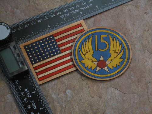 15th AF / U.S. Flag SSI Combo / "CAPRI SERIES" | a2jacketpatches
