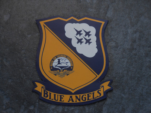 "Blue Angels" Patch on Fine Leather | a2jacketpatches