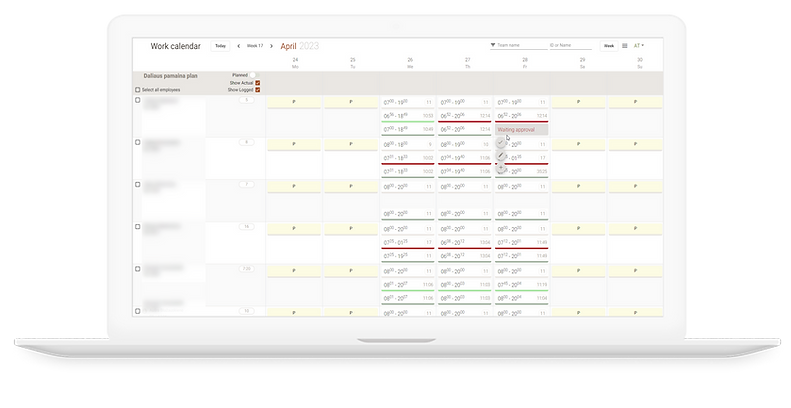 Scheduling and Time Tracking Software | Plan&Work