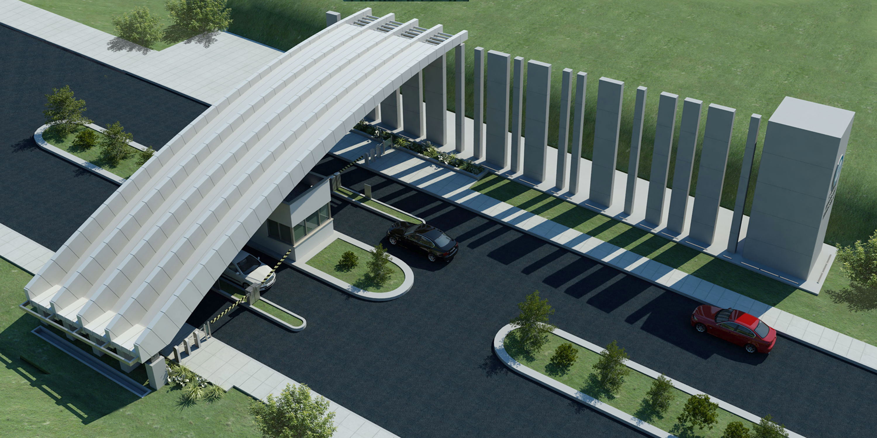 Karatekin University Campus Gate | rgga