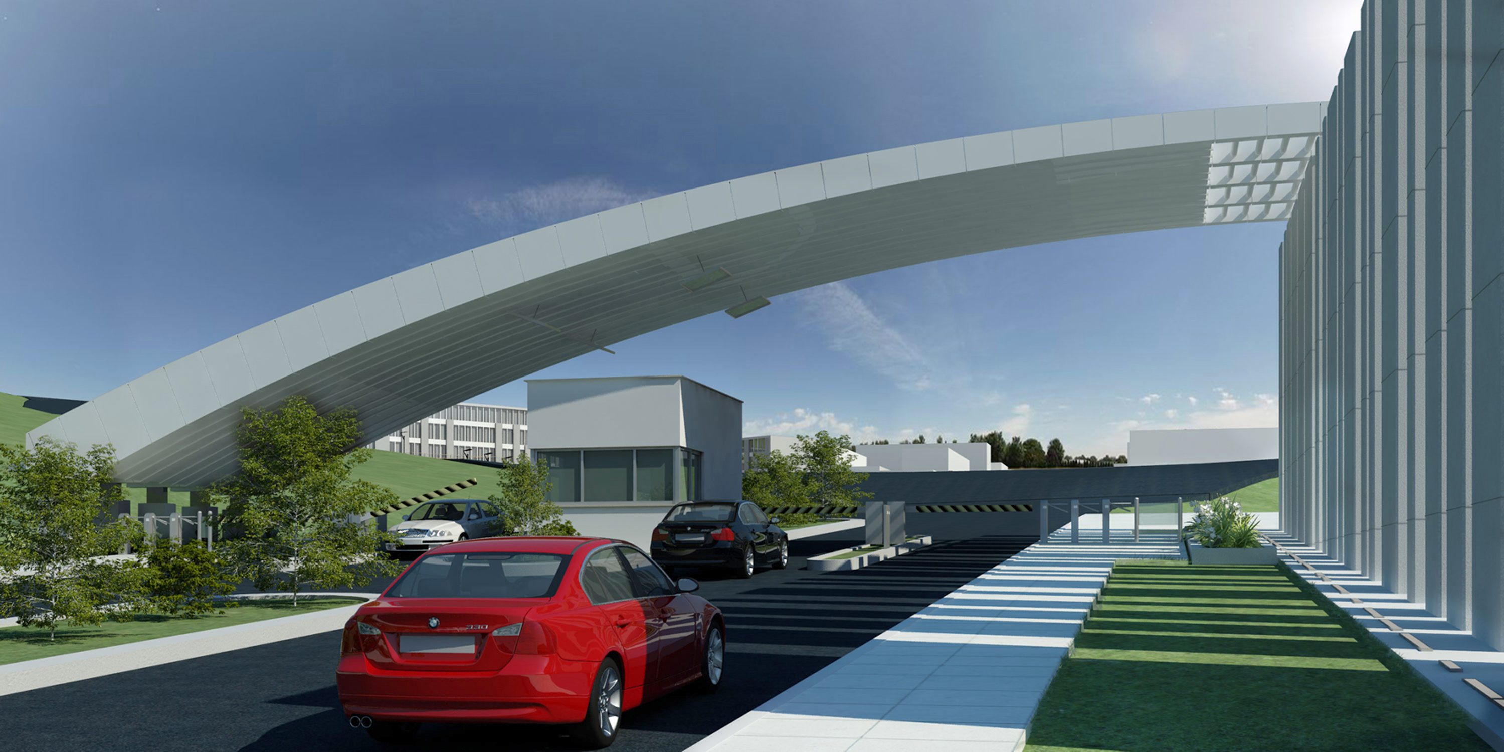 Karatekin University Campus Gate | rgga