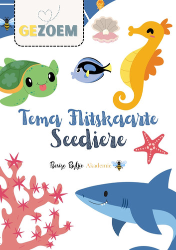 Flitskaarte Seediere - F11 | Besige Bytjies