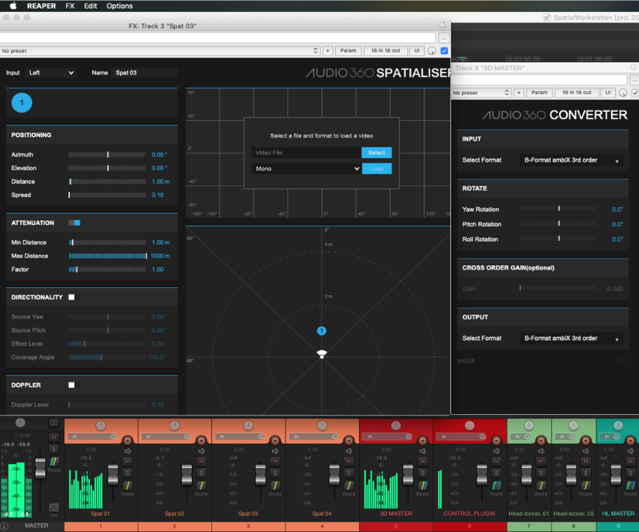IMMERSIVE AUDIO: AMBISONICS AND DAW PLUGINS