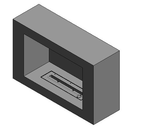Free revit family download DirectCheminee_Fireplace_Parisienne | Virtuarta