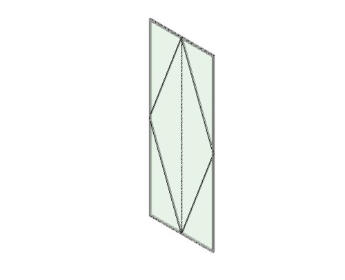 Free Pivot Glass_One Panel | Virtuarta
