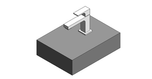 Lavatory Basin Tap_Unic_1197.C90_Deck Mount | Virtuarta