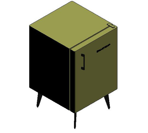 Brastemp_Mini Fridge_Retro | Virtuarta