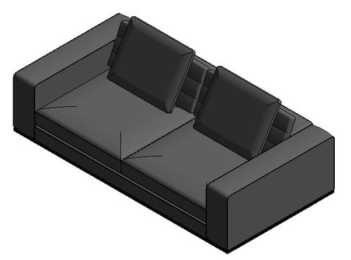 Sofas Minotti Sofa Lawrence Revit Furniture Family | Virtuarta