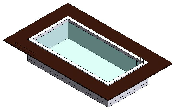 Free revit family download Pool_07 | Virtuarta