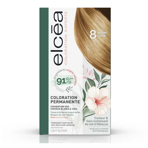 ELCEA COLORATION PERMANENTE N°8 BLOND CLAIR | ParaNatura
