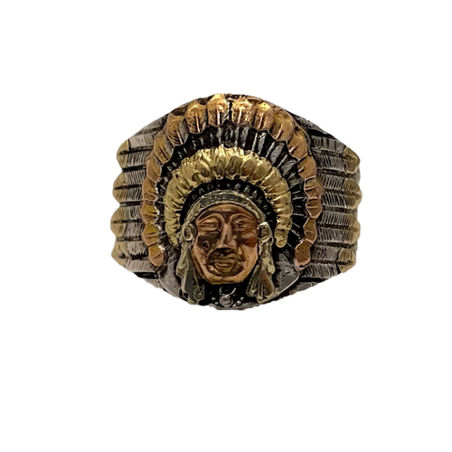 Chief Red Wolf Feather Ring G3 | Bohlin