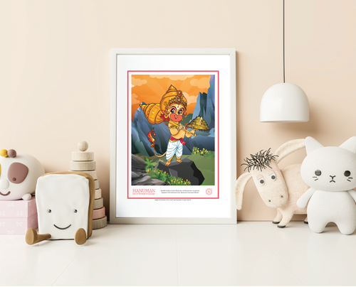 Hanuman Wall Poster | Cultural Learning