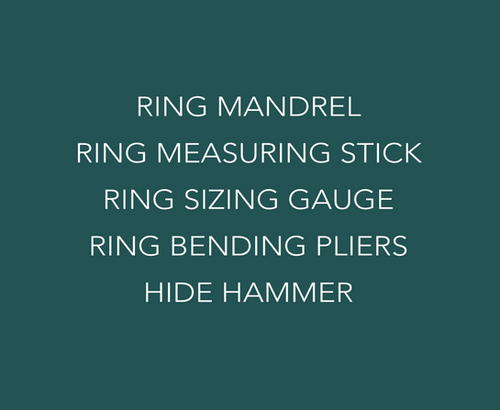 The ' RING LEADER' ring making kit | NJS