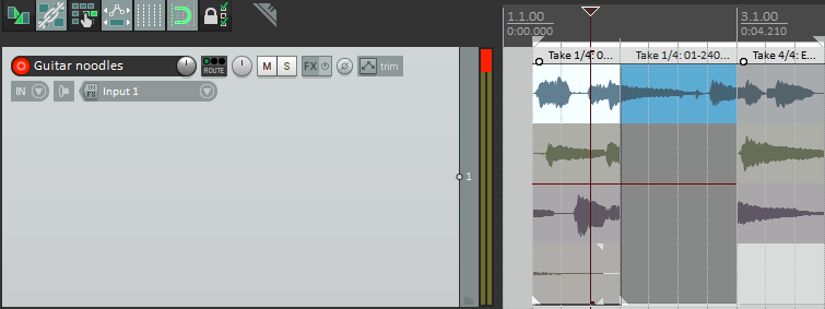 Basics: Introduction to REAPER's Audio Recording Modes