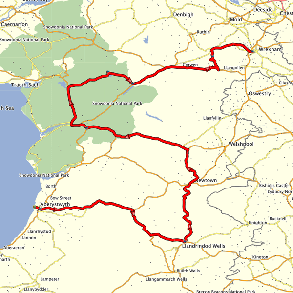 Simon Weir - Wales motorcycle routes