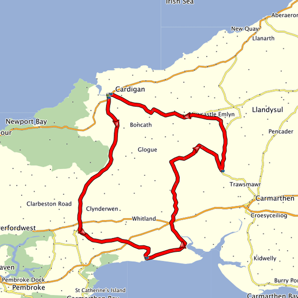 Simon Weir - Wales motorcycle routes