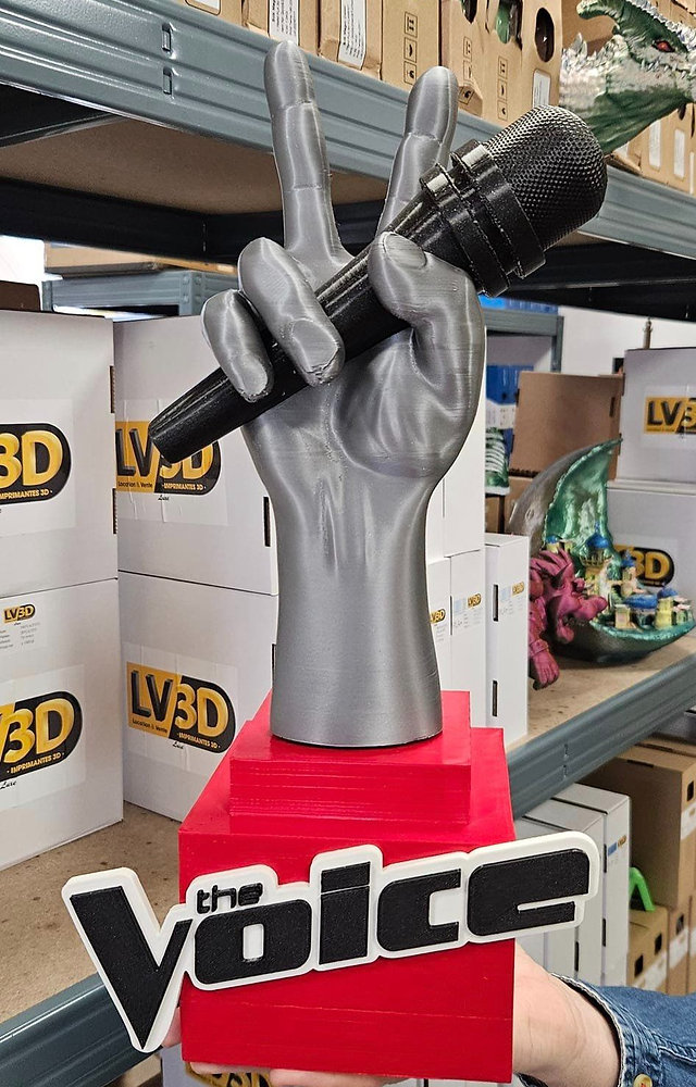 L'Innovation de l'Impression 3D dans la Création du Logo de "The Voice"