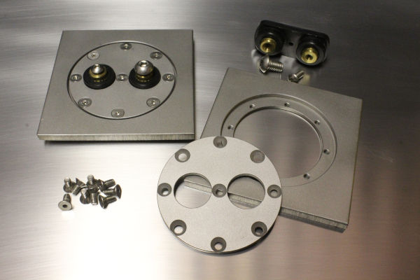 Round Plate with Terminals | Squeeg's Kustoms