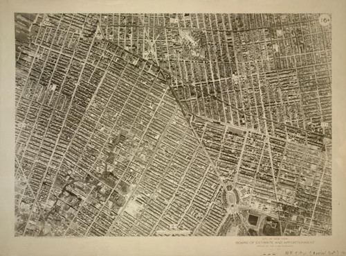 1924 - Aerial Map of Prospect Heights | retrometro