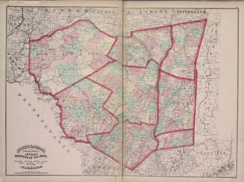 1871 - Sullivan County Map | retrometro