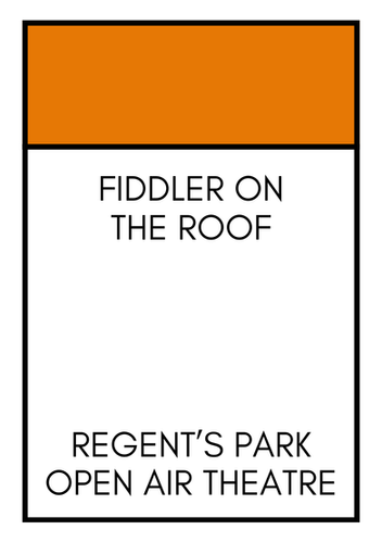 Fiddler On The Roof Property Card | Ensemble Games
