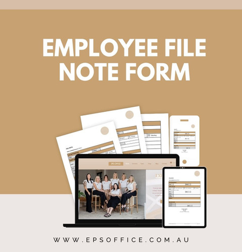 Employee File Note | EPS Office