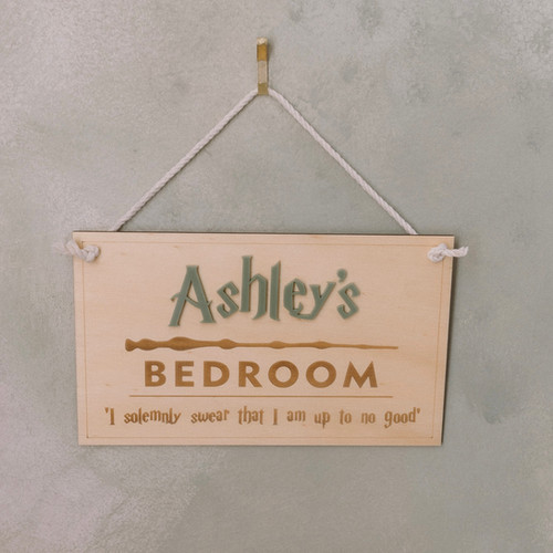 Wizard Children's Bedroom Door Sign | Array of Whimsy