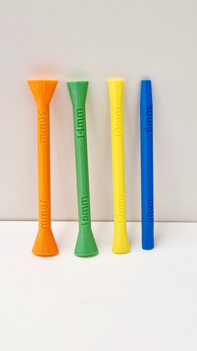 Set of x4 oval dotting tools | Devon Dotting