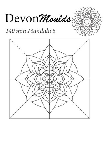 Mandala pattern guide 5 | Devon Dotting